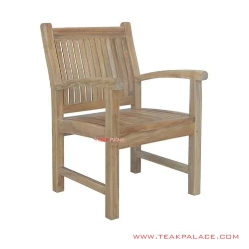 Garden Chairs Minimalist Natural Wood Kesha